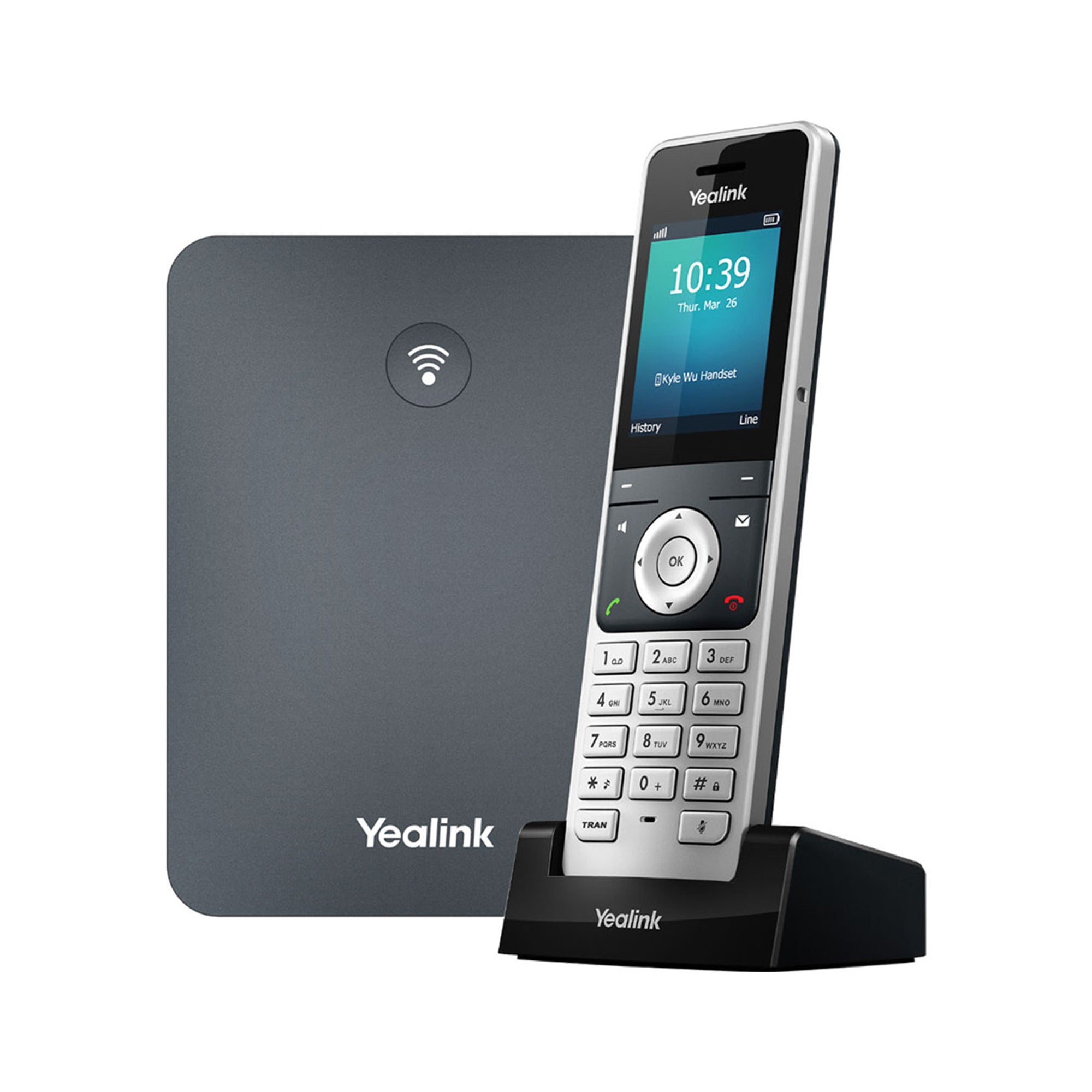 Yealink W76P DECT Cordless Phone and Base – SpectrumVoIP